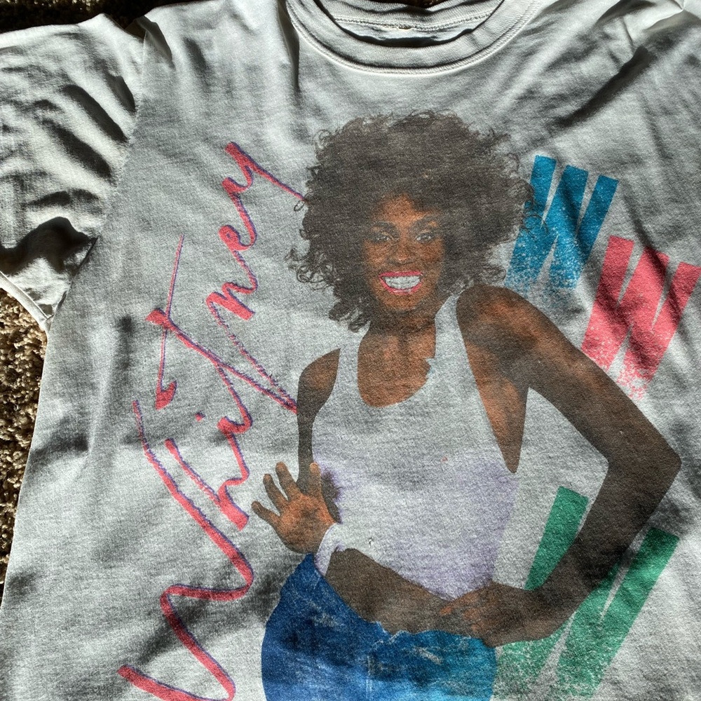 Vintage Whitney Houston 1987 T-Shirt - Gem